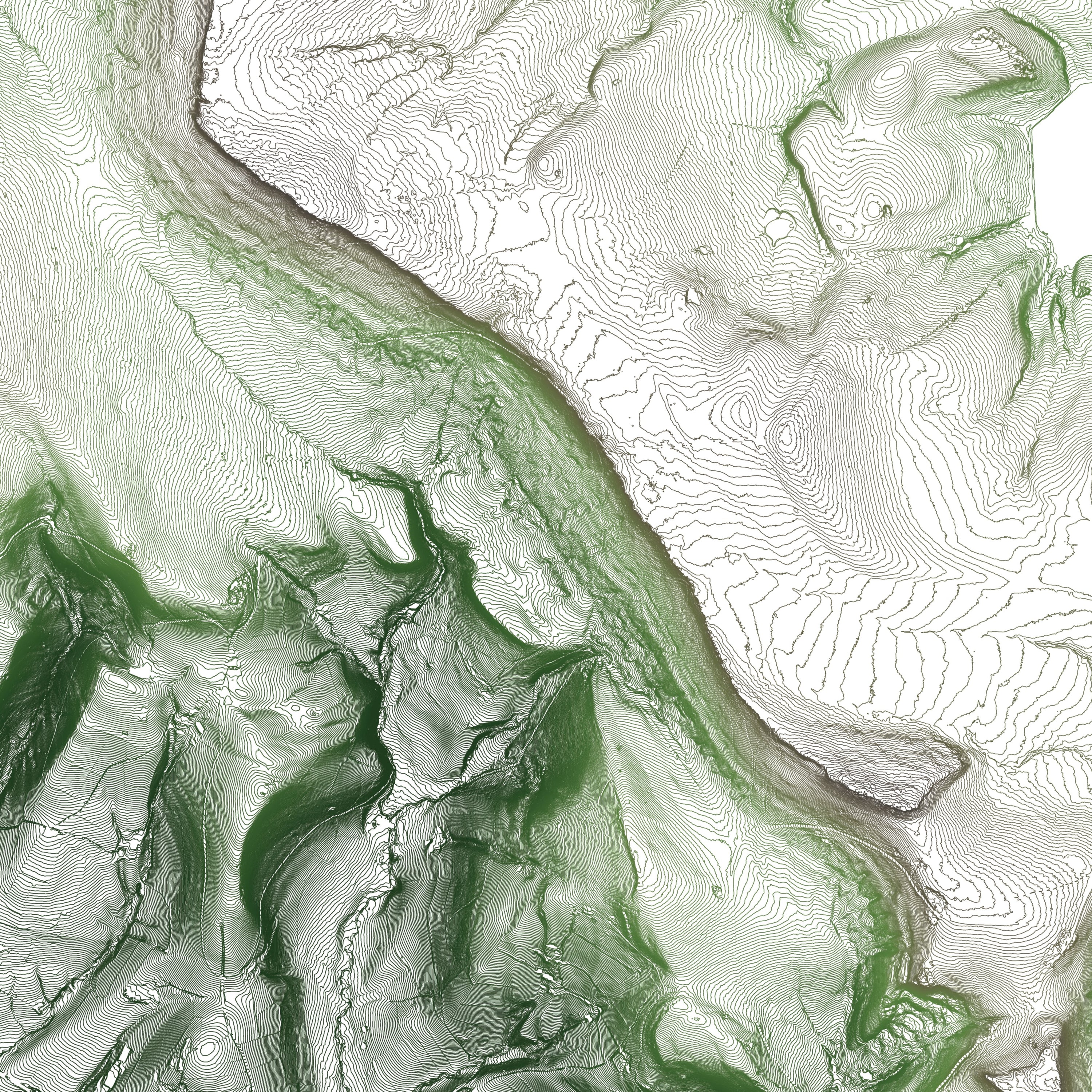 Topographic Contour Maps, Posters & Prints | Outandbackstudio ...