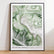 Stanage Edge Peak District Topographic Map Print – outandbackstudio